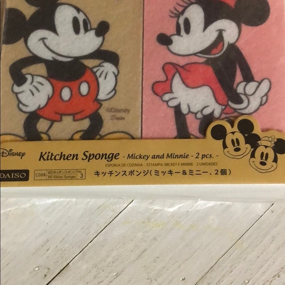 Disney | Kitchen | Disney Mickey Minnie 2 Piece Kitchen Sponge | Poshmark